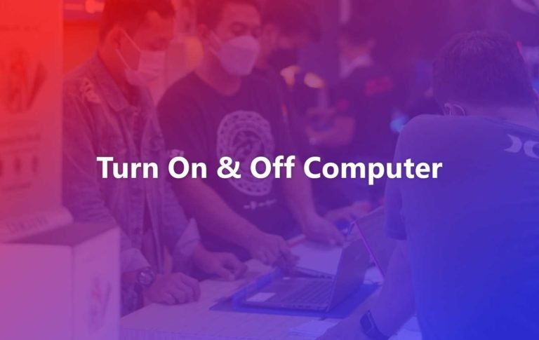 How to Turn On & Off Computer, PC and Laptop - Matob News
