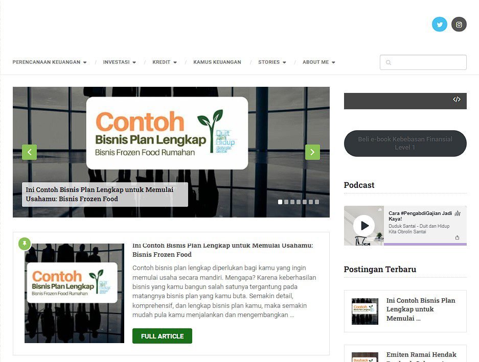 10 Contoh Blog dan Website Pribadi Inspiratif | Matob Creative